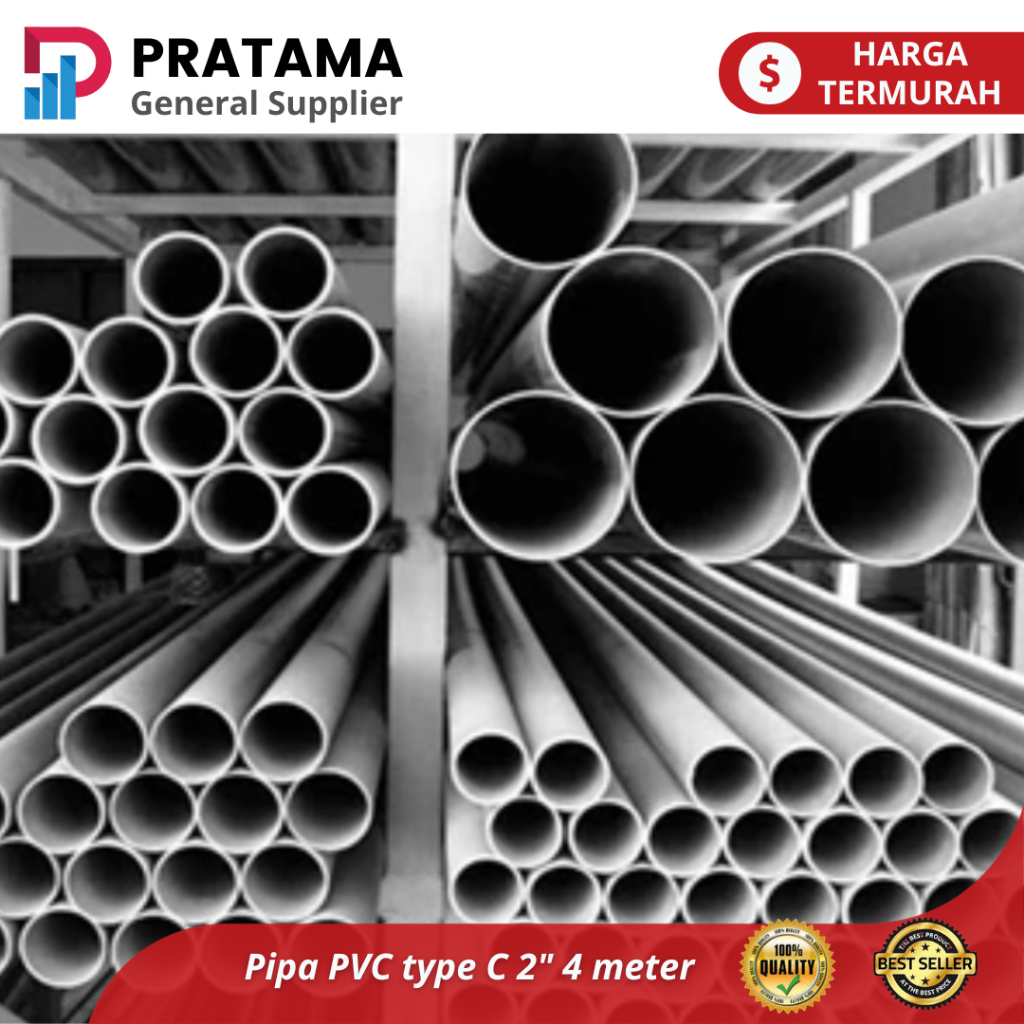 Jual paralon Pipa PVC C 2" Pipa 2 INCH Pipa Air Pipa Kabel Type C ...