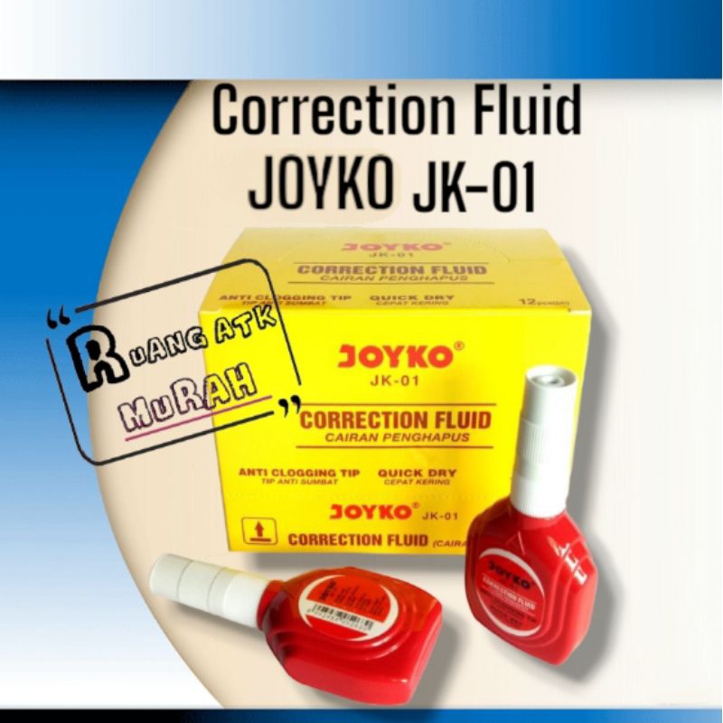 Jual JOYKO Correction Fluid JK-01/ Stipo JOYKO/ Tipe X JOYKO cair ...