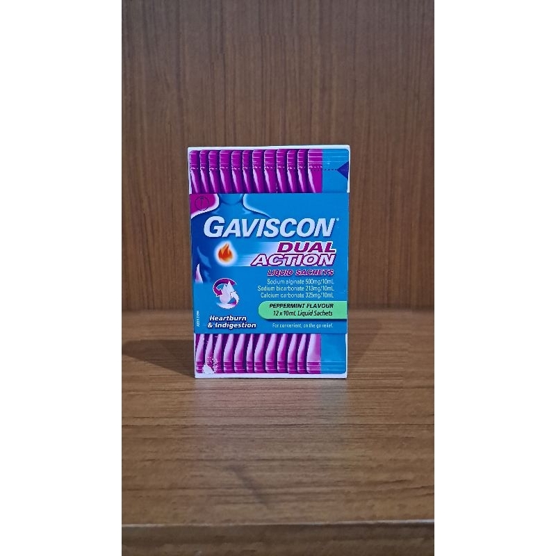 Jual Gaviscon Liquid Sachet 12 x 10ml | Shopee Indonesia