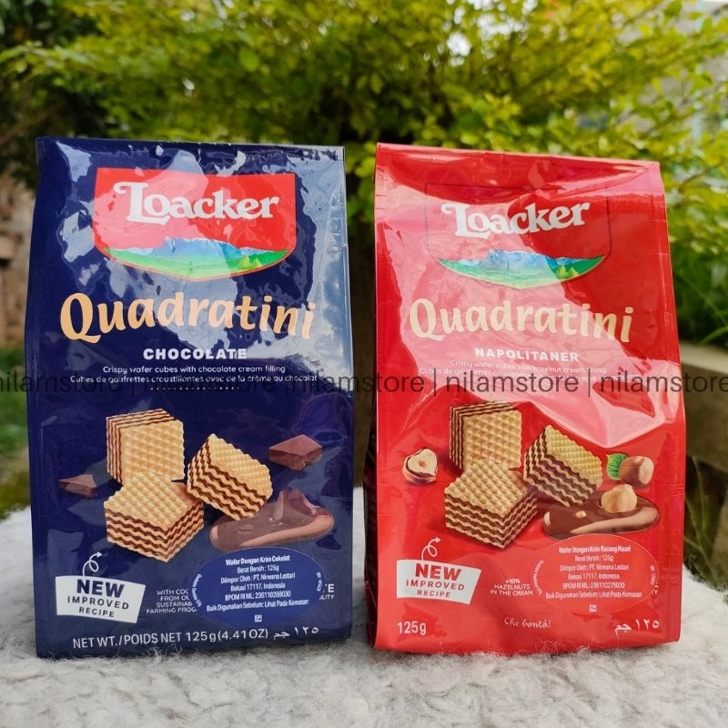 Jual Loacker Quadratini 125g - Wafer Loacker 125g | Shopee Indonesia