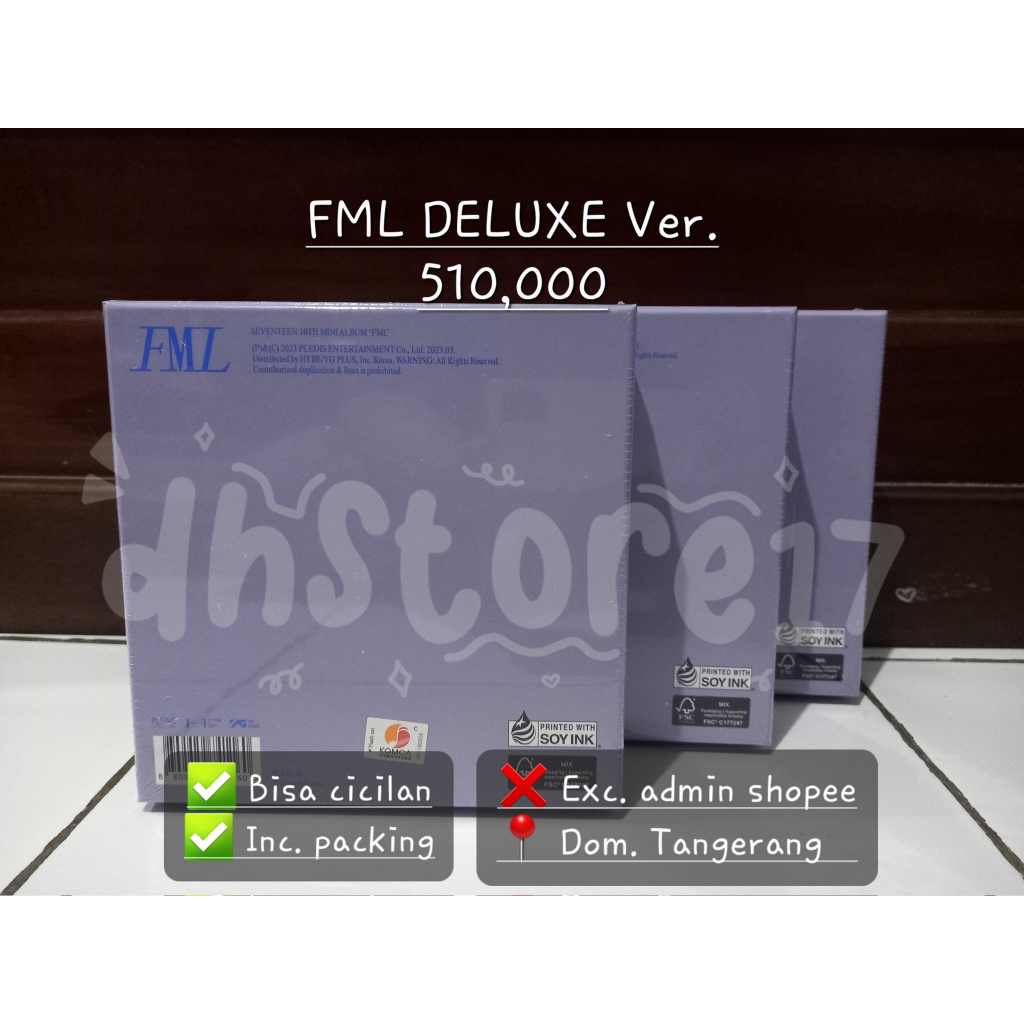 Jual [READY STOCK] SEVENTEEN FML DELUXE Ver. | Shopee Indonesia