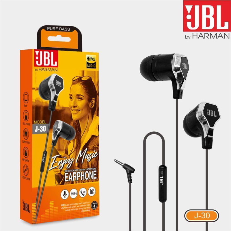 Jual Hf/Headset JBL J30 Stereo Bass | Shopee Indonesia