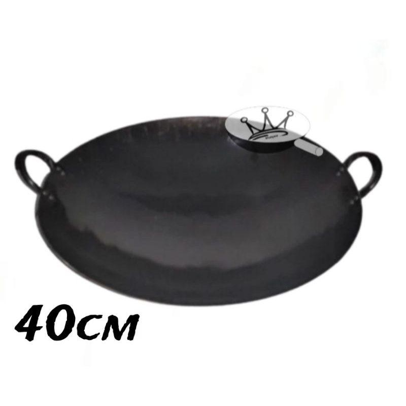 Jual Wajan Resto Chinese Food Plat Baja 40Cm Wajan Resto Anti Lengket ...
