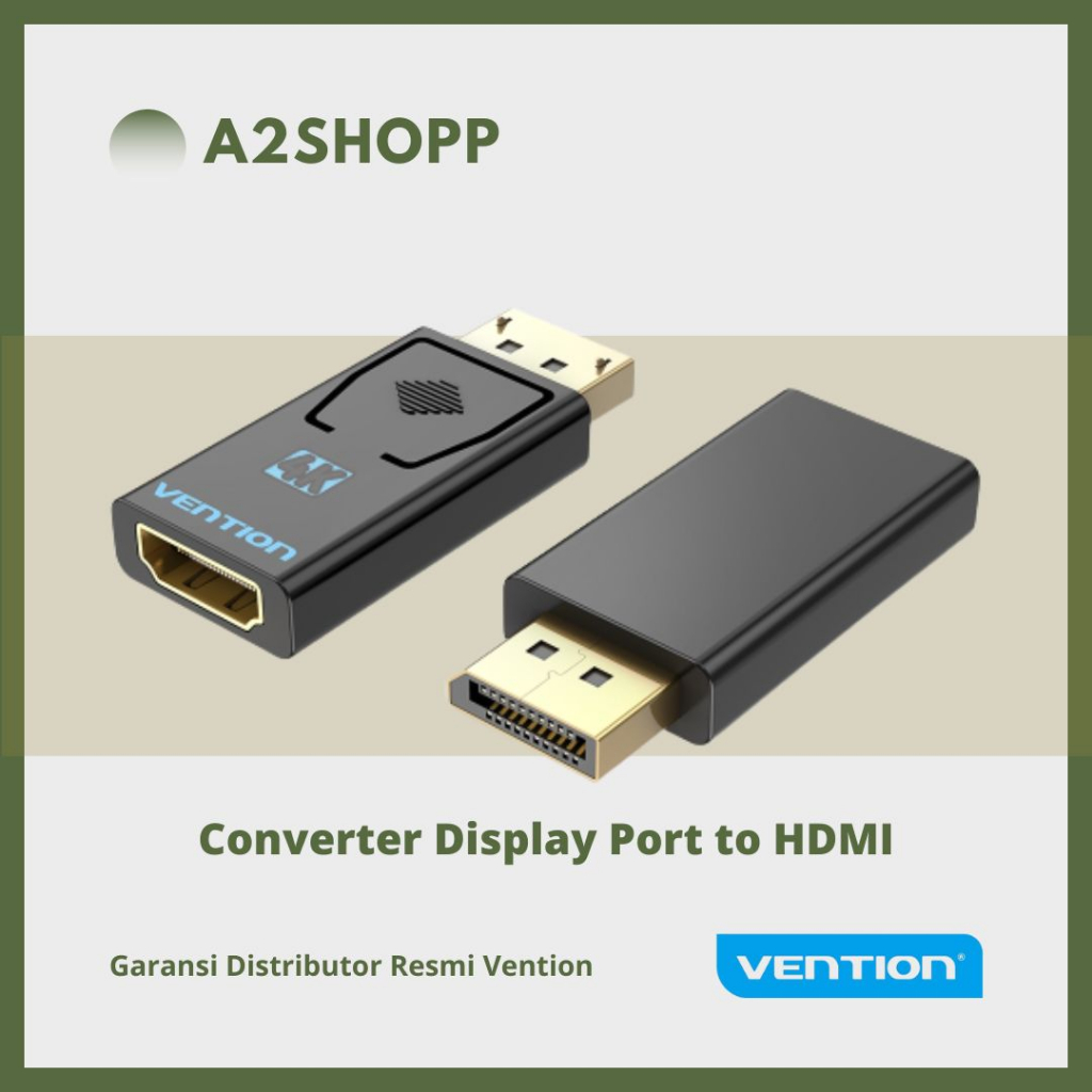 Jual Vention Converter DisplayPort DP to HDMI 4K 30Hz Windows | Shopee Indonesia