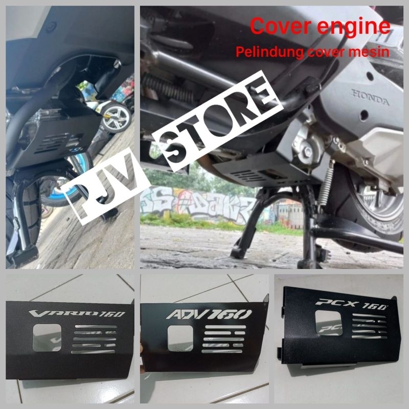 Jual Cover Engine Pcx 160 / Adv 160 / Pelindung Mesin Dek Bawah PNP ...