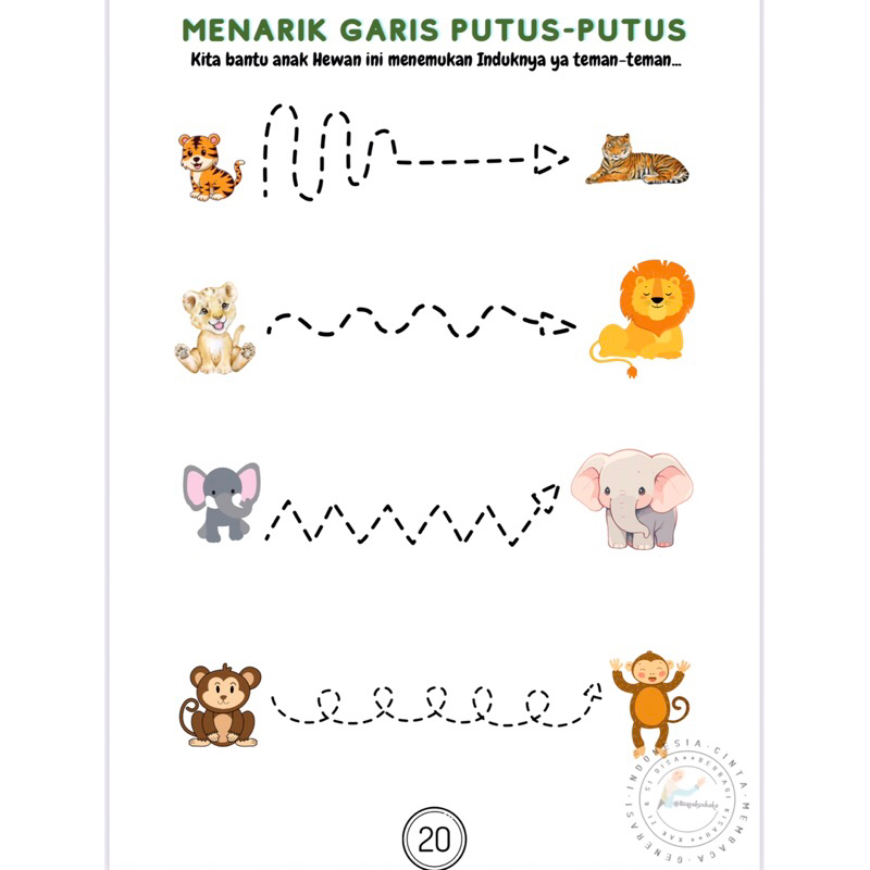 Jual WORKSHEET ANAK PERTAMAKU 2-5 TAHUN (80 HALAMAN) | Shopee Indonesia