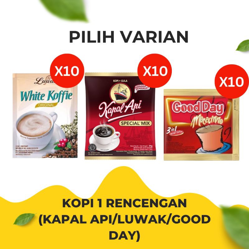 Jual KOPI 1 RENCENGAN (PILIH VARIAN) | Shopee Indonesia