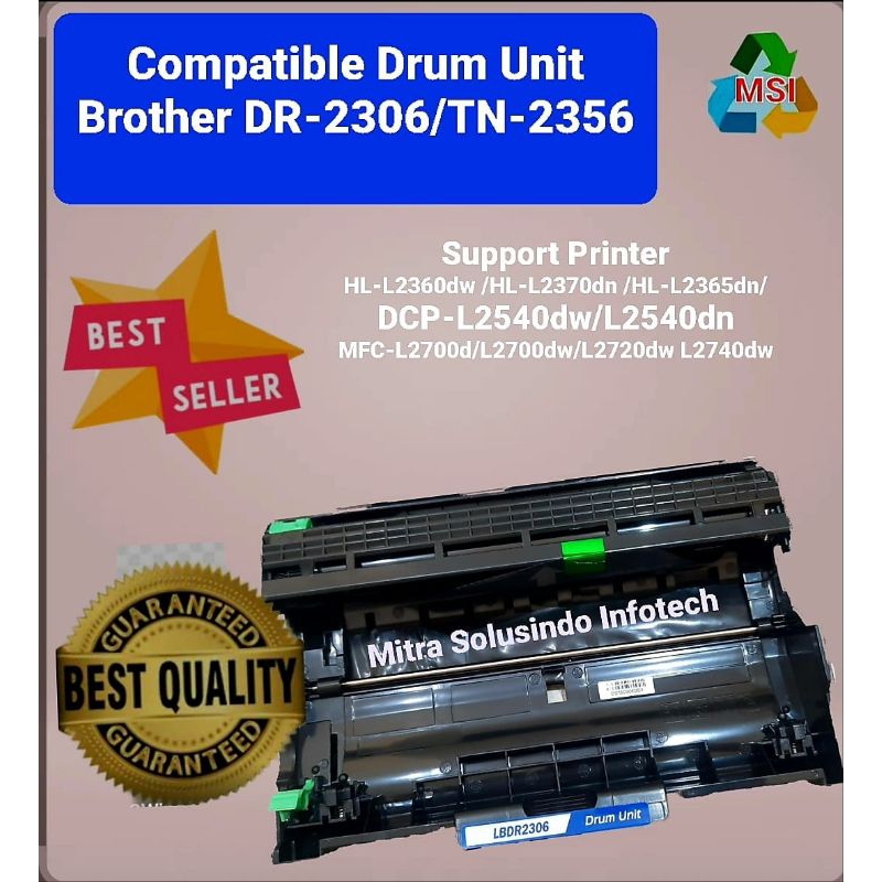 Jual Best seller Drum Unit cocok untuk BRO THER DR-2306 TN 2356 TN2356 ...