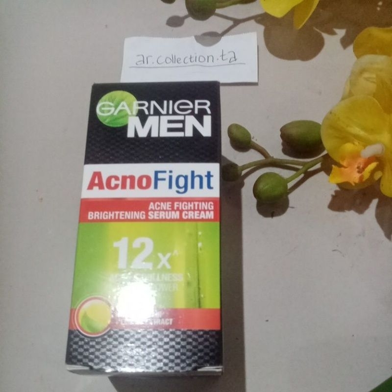 Jual [40 ml] Garnier Men Serum Cream Krim Acno Fight Moisturizer Serum Cream Krim 40 ml | Shopee ...