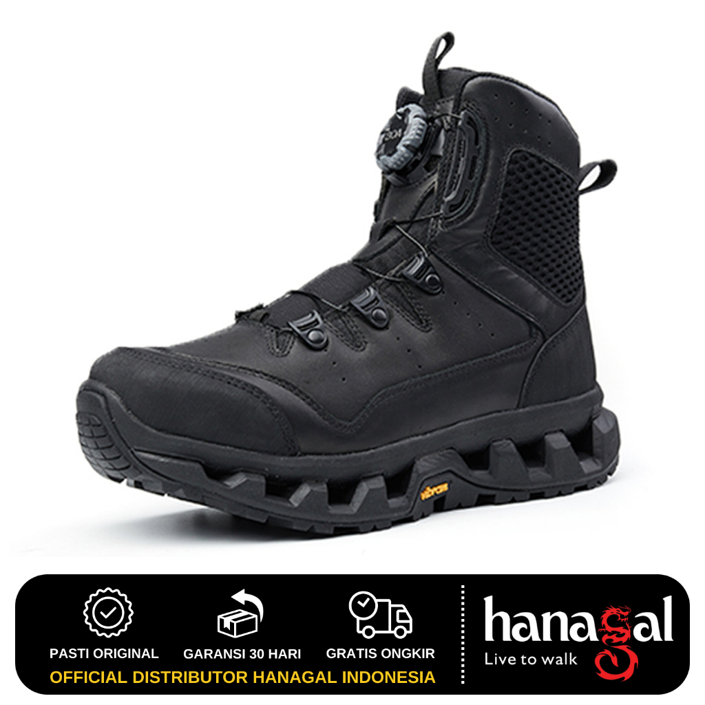Jual HANAGAL - Sepatu Tactical Hanagal Full Grain BOA – 8 Inch | Shopee ...