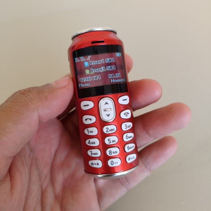 Jual HP Unik Bentuk Kaleng Mini Phone BM600 | Shopee Indonesia