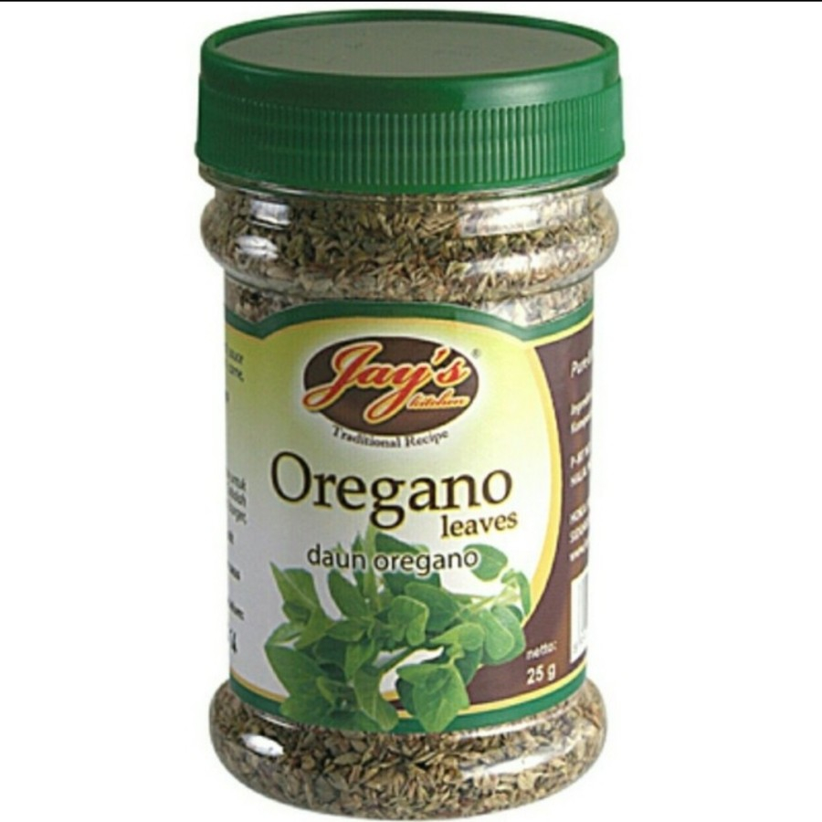 Jual JAYS OREGANO LEAVES/DAUN KERING OREGANO 25GR DALAM BOTOL | Shopee ...