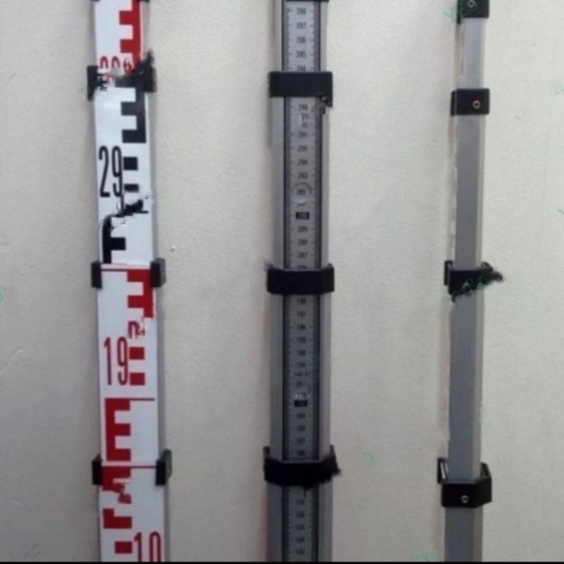 Jual Rambu bak ukur 5meter Levelling almunium Staff 5meter | Shopee ...