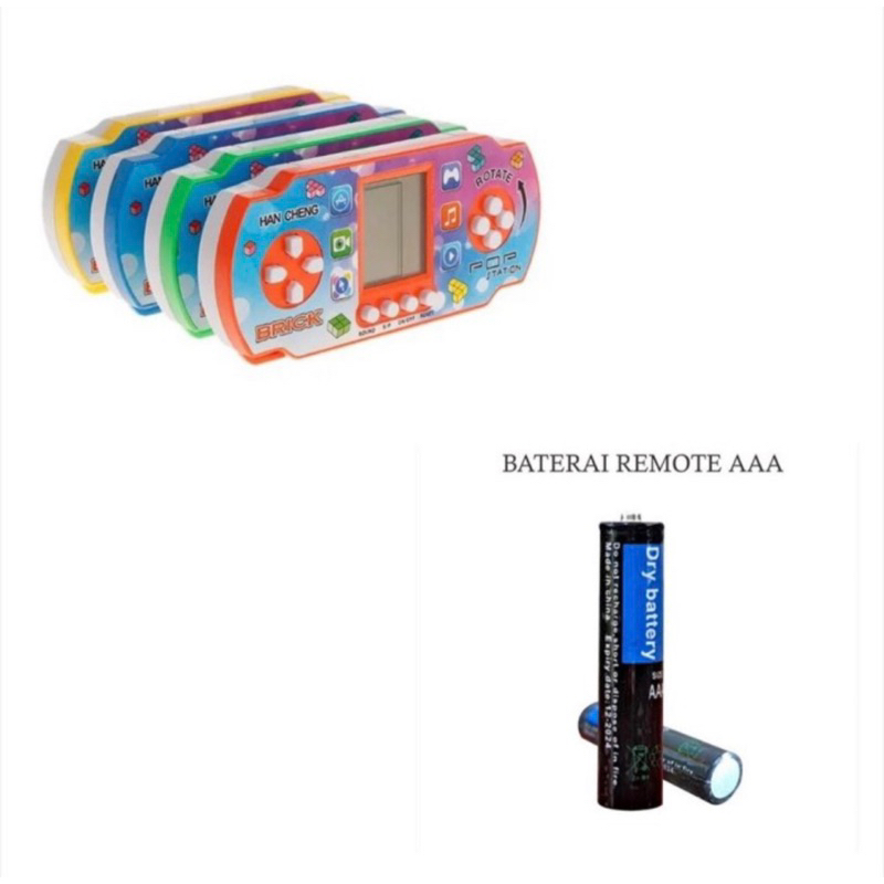Jual Mainan Anak POP STASION BRICK MINI -Mainan Game Jadul Tetris Game ...