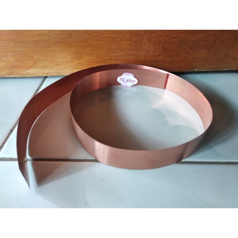 Jual plat tembaga ukuran 90x2.9cm tebal 0.35mm | Shopee Indonesia