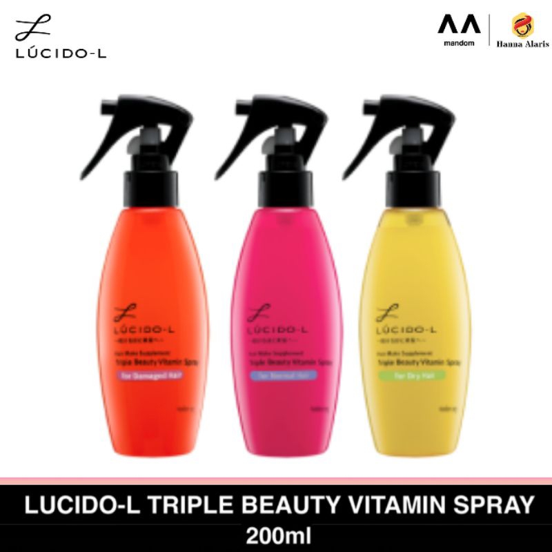 Jual Lucido L Vitamin Rambut Spray memiliki tiga varian yang mengatasi ...