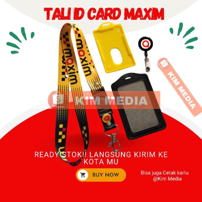Jual Tali id Card Maxim / Lanyard Maxim / Gantungan Kunci Hp Maxim ...