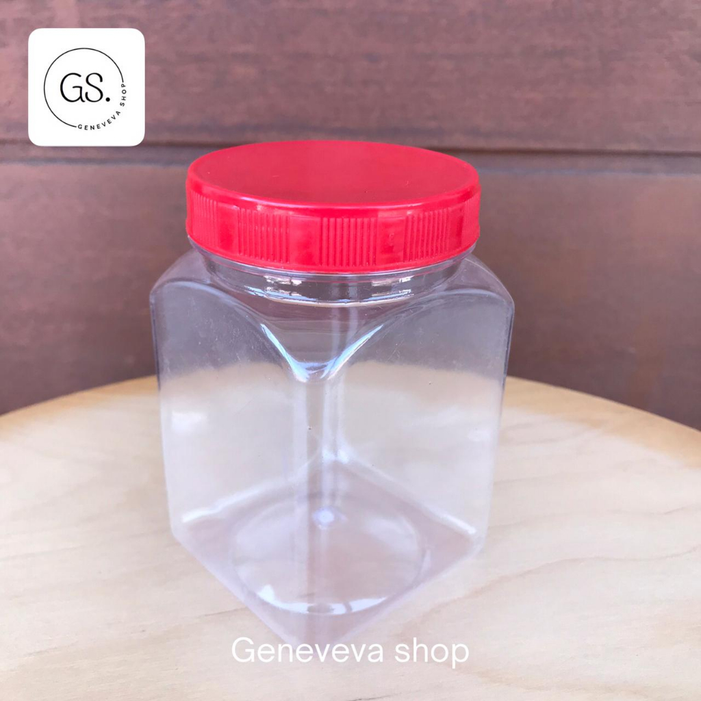 Jual Toples Kotak 340 ml / Jar Plastik Kotak 340 ml | Shopee Indonesia