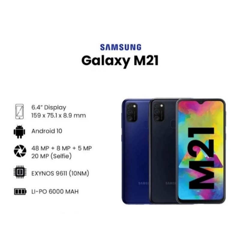 Jual SAMSUNG Galaxy M21 Ram 4/64GB Garansi Resmi | Shopee Indonesia