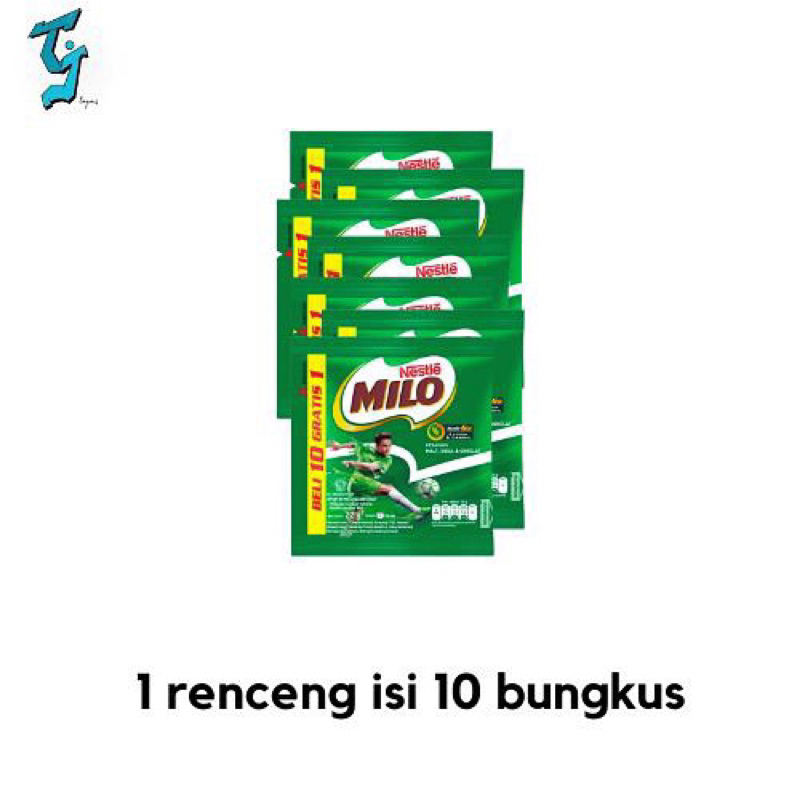 Jual MILO SACHET RENCENG (10 sachet) @22gr | Shopee Indonesia
