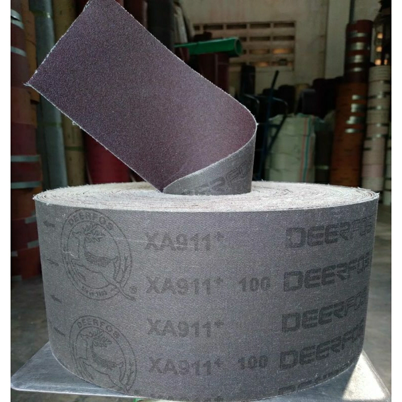 Jual AMPLAS LENTUR DAN KAKU. KASAR/SCRAP/KAYU/BESI. DEERFOS #GRIT 60 # ...