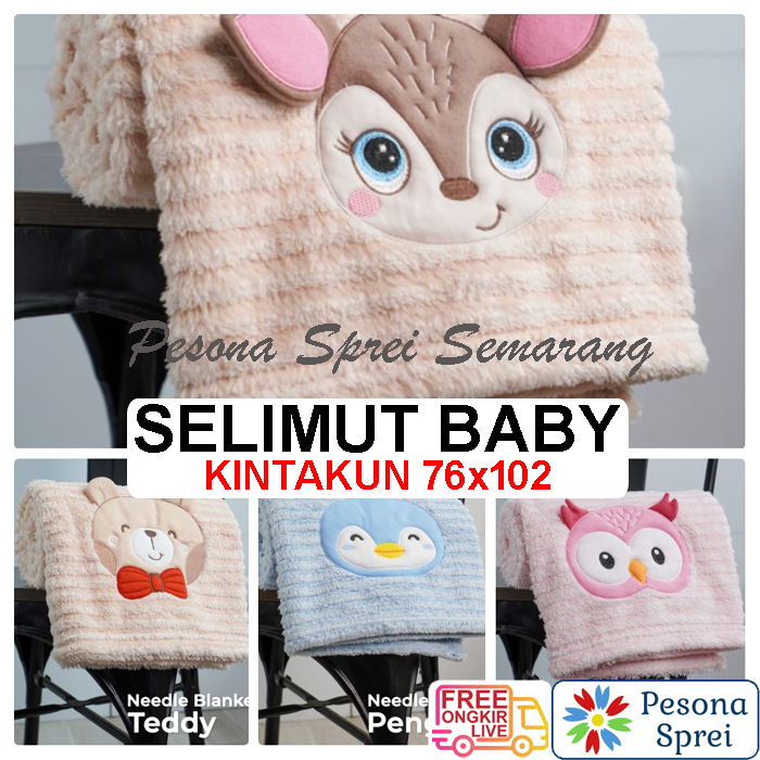 Jual SELIMUT KINTAKUN BABY/ SELIMUT BABY KINTAKUN / NEEDLE BLANKET ...