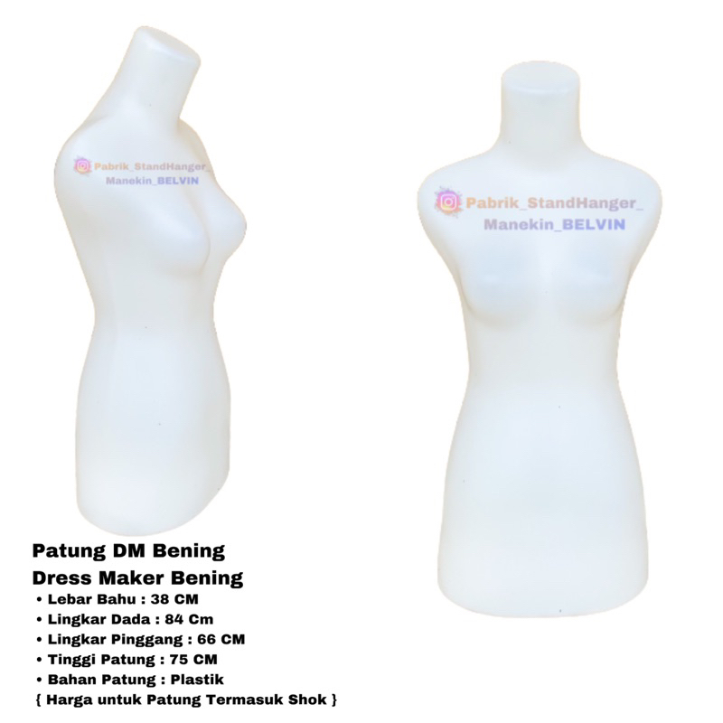 Jual Manekin Cewek DM Bening | Manekin Cewek | Patung Display Baju ...