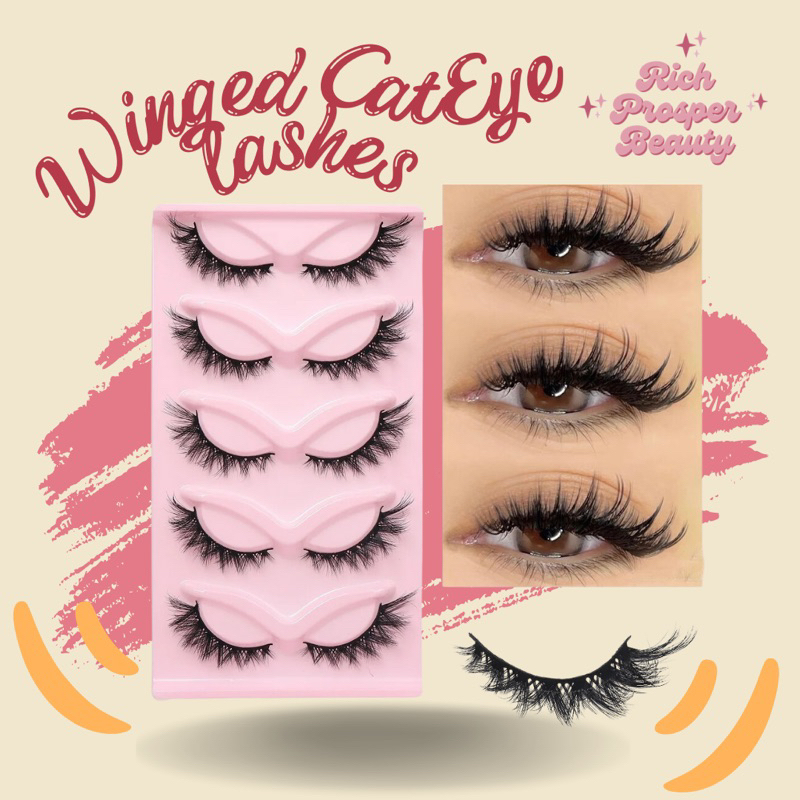 Jual RPB W13 806 - BULUMATA WINGED CAT EYE 1-5Pasang | Russian Faux ...
