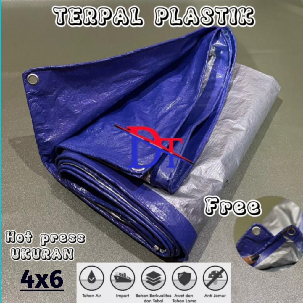 Jual Terpal Plastik type A3 Ukuran 4x6 Meter/Terpal 4x6 Tipe A3 import ...