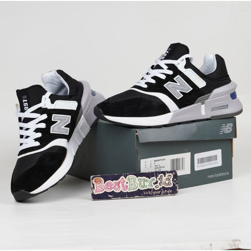 Jual Sepatu New Balance 997 Black White Hitam Putih | Shopee Indonesia