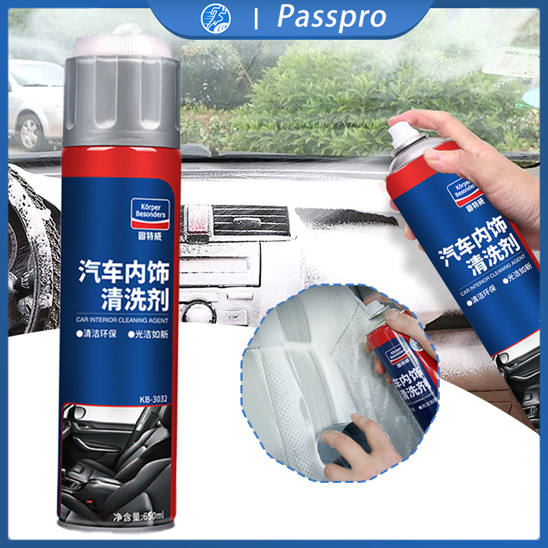 Jual 650ml Pembersih Interior Mobil Dashboard Jok Plafon Bludru Mobil ...
