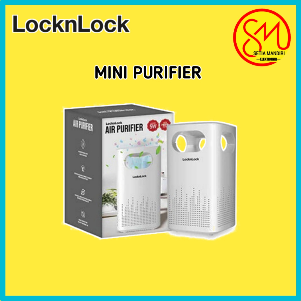 Jual Lock & Lock Mini Air Purifier 5 Watt / Lock n Lock Mini Air ...