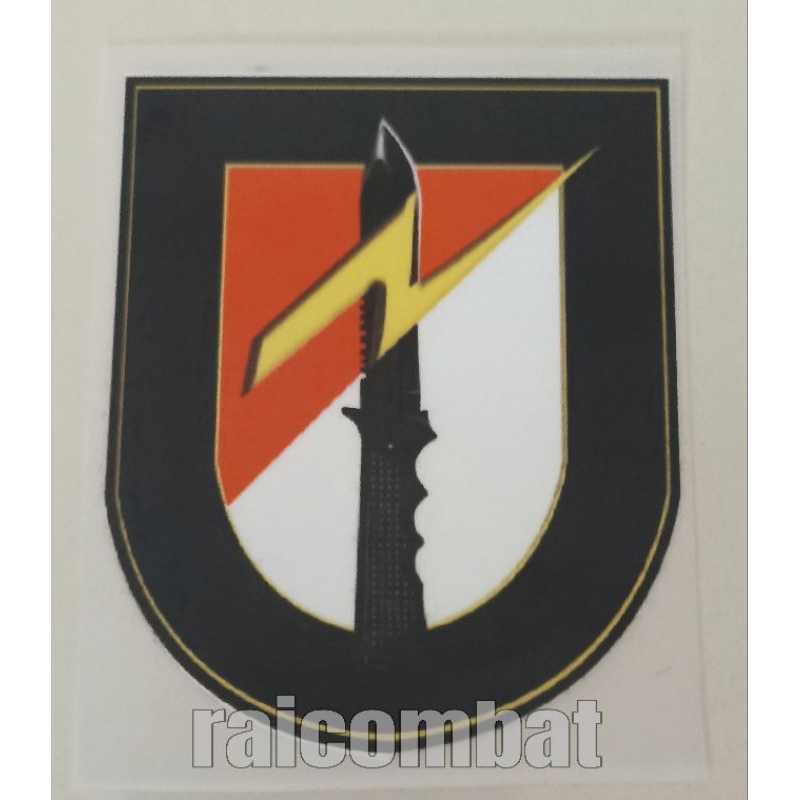 Jual Stiker Sablon DTF / Sablon Setrika Logo TNI Raider / Sablon Baju ...