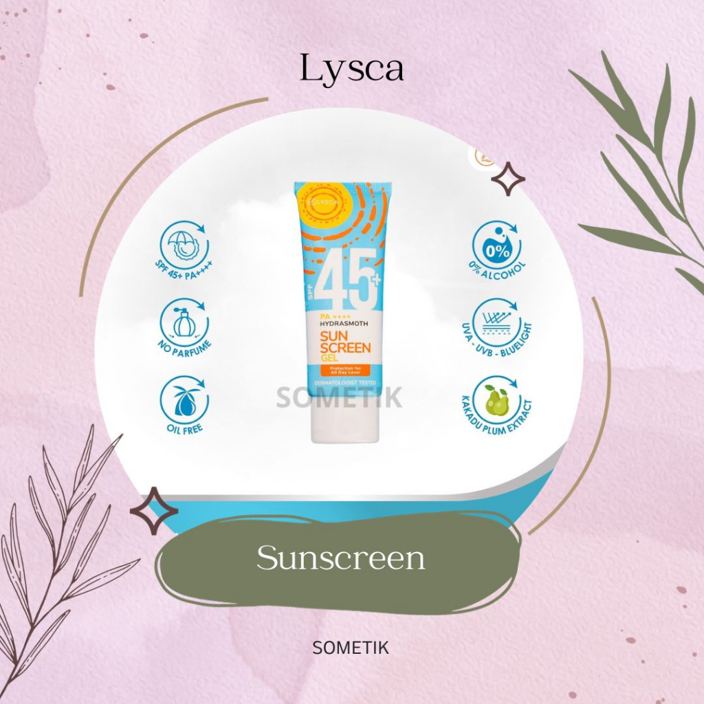 Jual LYSCA HYDRASMOTH SUNSCREEN SPF 45 PA ++++ | LYSCA SUNSCREEN ...
