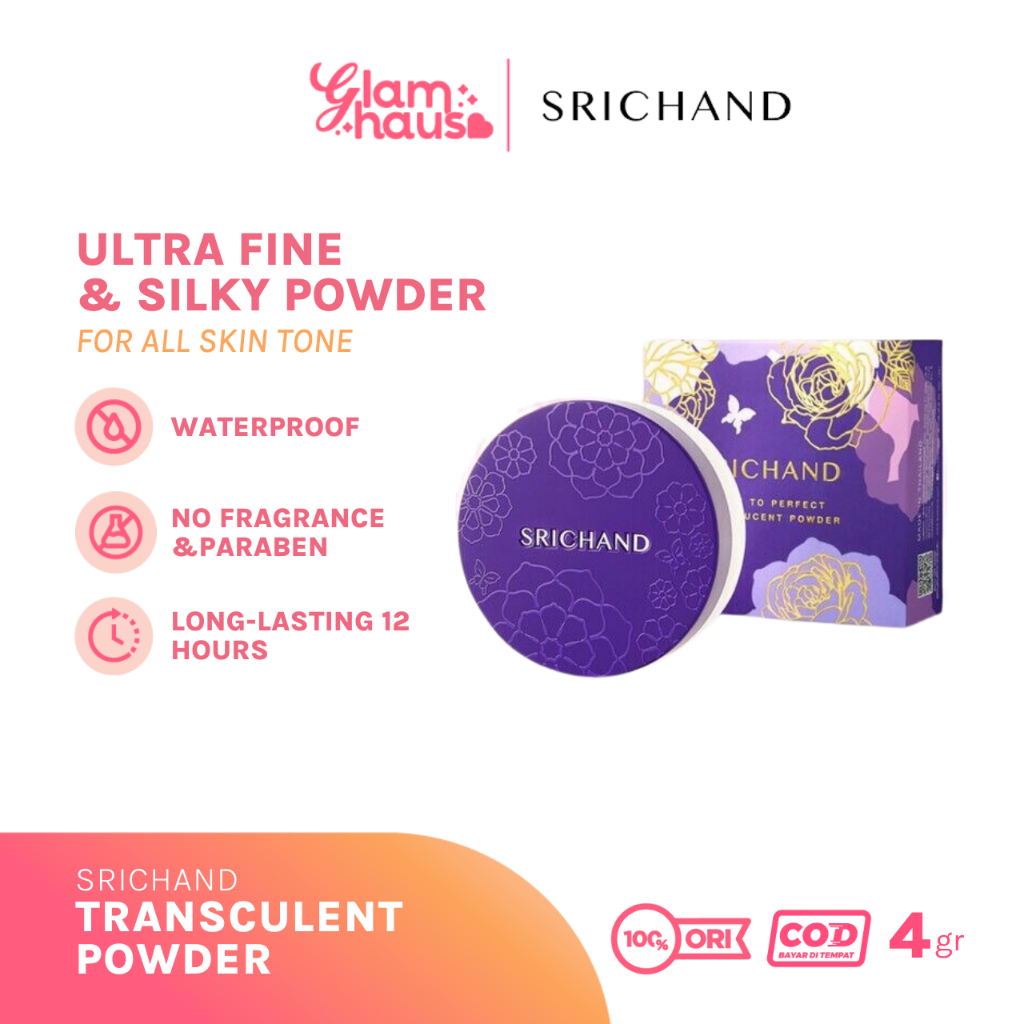 Jual Srichand Bare To Perfect Translucent Face Loose Powder 4.5g | Bedak Tabur Tahan Lama ...