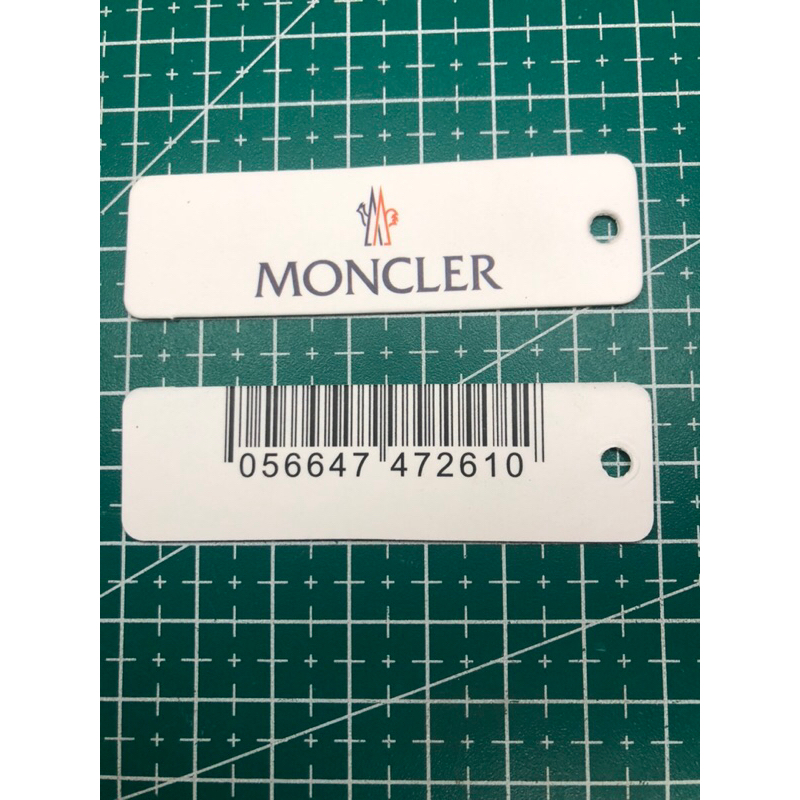 Jual MONCLER PRICE TAG HANGTAG BARCODE SUPER PREMIUM CO 1X DI KIRIM ...