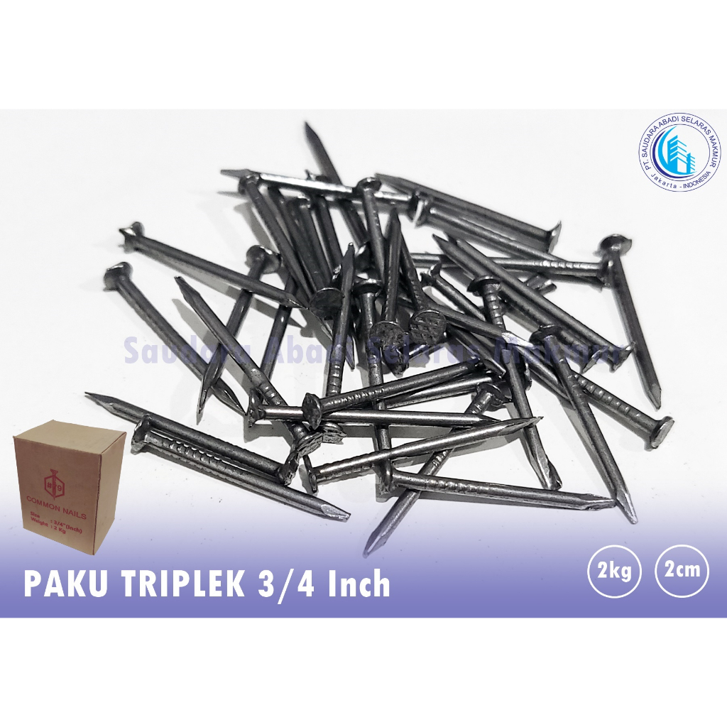 Jual Paku Triplek / Kayu 3/4 Inch (2cm) | Shopee Indonesia