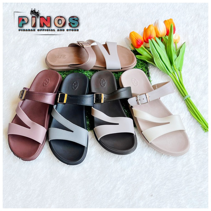 Jual SANDAL WANITA MODEL SANDAL SLOP SANDAL SLIP ON KATEGORI SANDAL ...