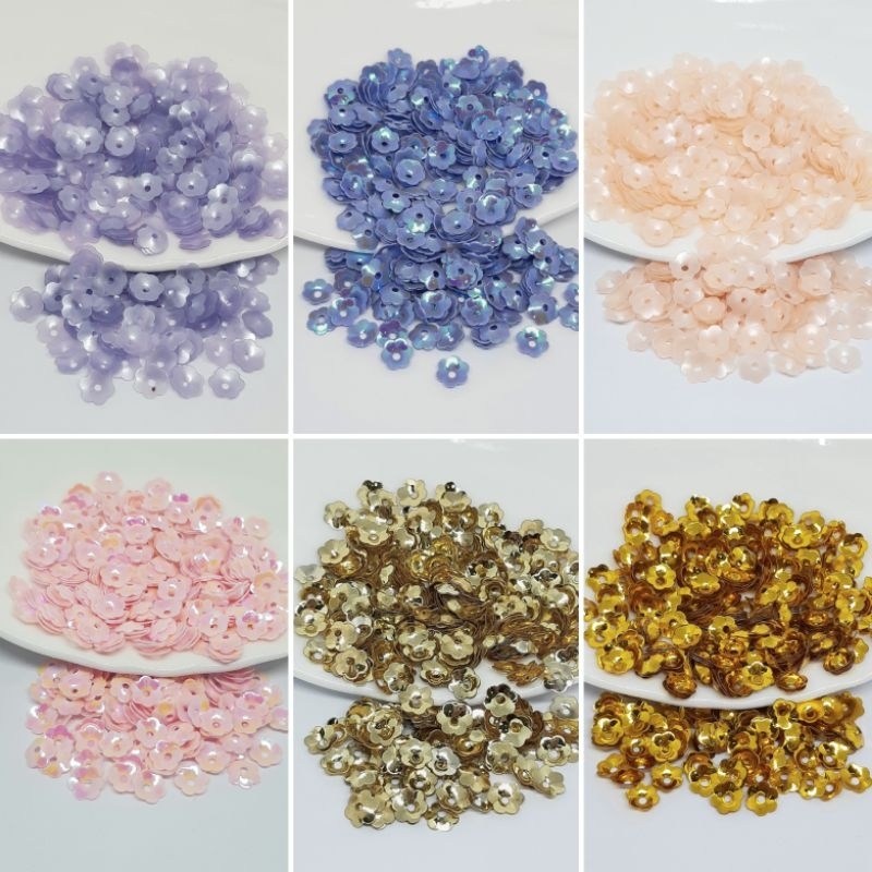 Jual PAYET MANIK BENTUK MANGKOK &BUNGA SEQUIN RAMBOCI BUNGA SAKURA (5 ...