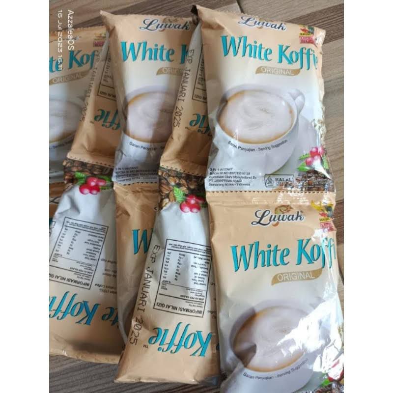 Jual Luwak White Coffe Koffie Original Renteng 20gr Isi 10pc / Kopi ...