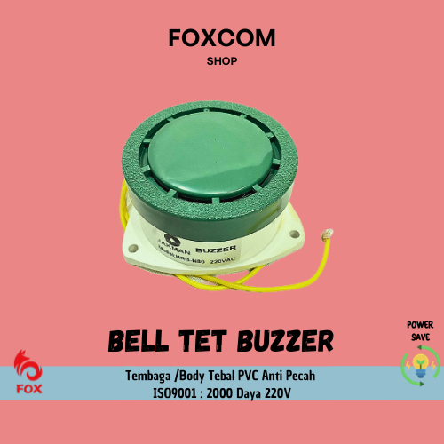 Jual BELL TET TEBAL / BELL RUMAH / PANEL BUZZER / BELL SEKOLAH / BELL PABRIK / ALARM / JAKMAN ...