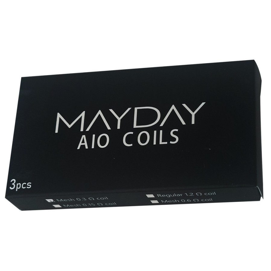 Jual COIL RINCOE MAYDAY AIO COILS 0.3 0.15 OHM AUTHENTIC 1 BOX ISI 3PCS ...