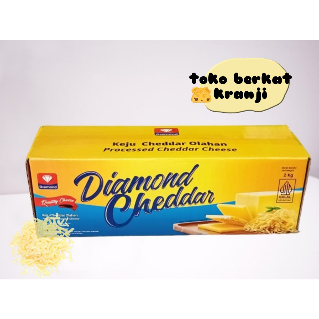 Jual Keju Diamond Cheddar 4x2kg | Shopee Indonesia