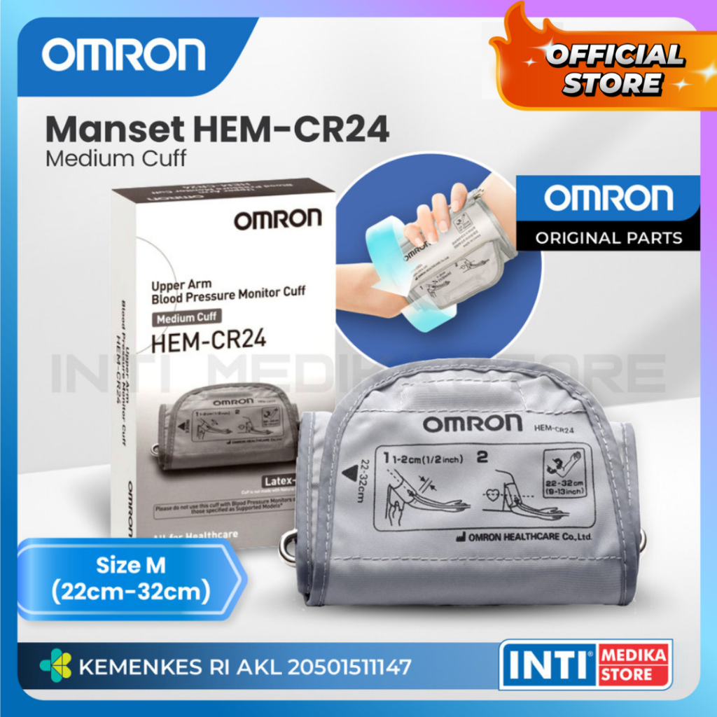 Jual OMRON - Manset Tensimeter Digital ORIGINAL OMRON | Cuff Tensi S M ...