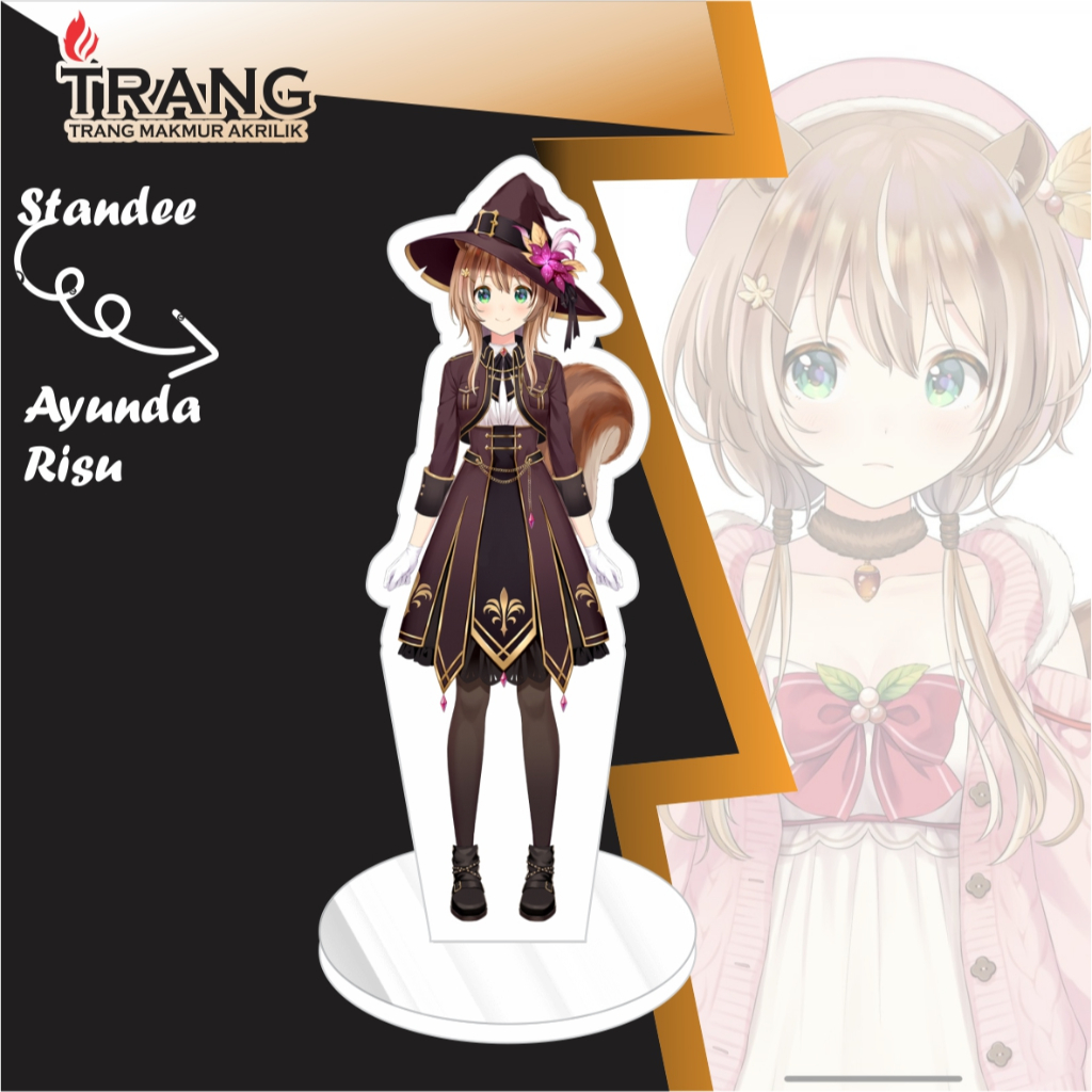 Jual Standee Figure Akrilik Ayunda Risu Hololive / Standing Action ...