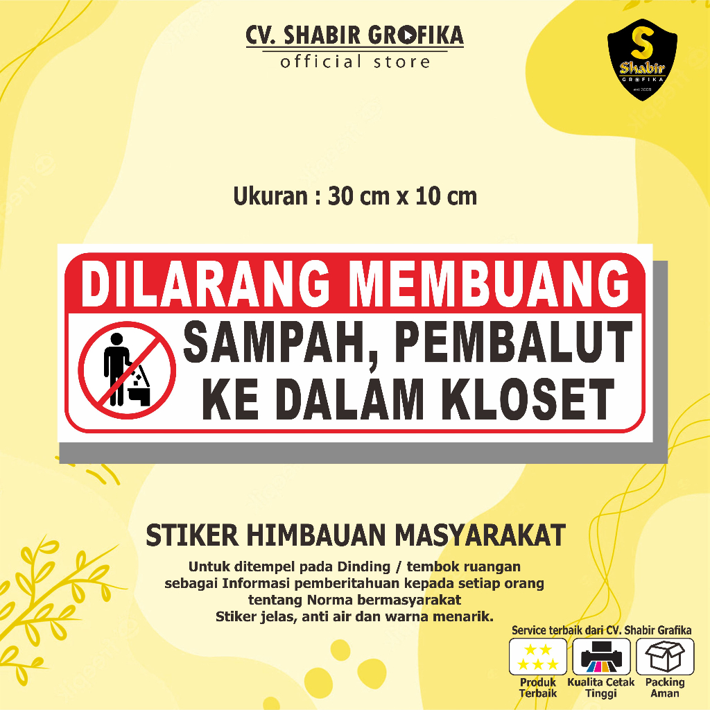 Jual STIKER DILARANG MEMBUANG SAMPAH KE DALAM KLOSET | Shopee Indonesia Jual STIKER DILARANG MEMBUANG SAMPAH KE DALAM KLOSET | Shopee Indonesia