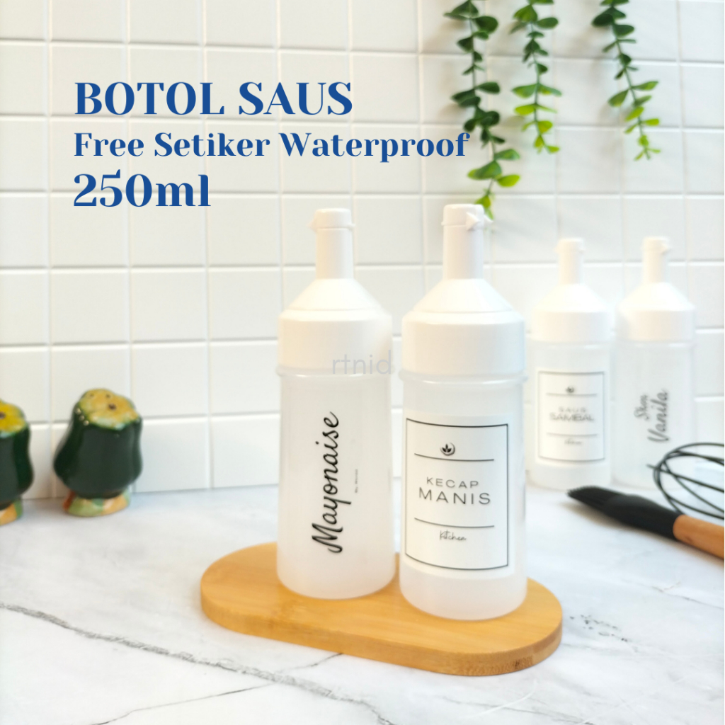 Jual BOTOL SAUS 250ml TEMPAT SAOS KECAP PREMIUM | Shopee Indonesia