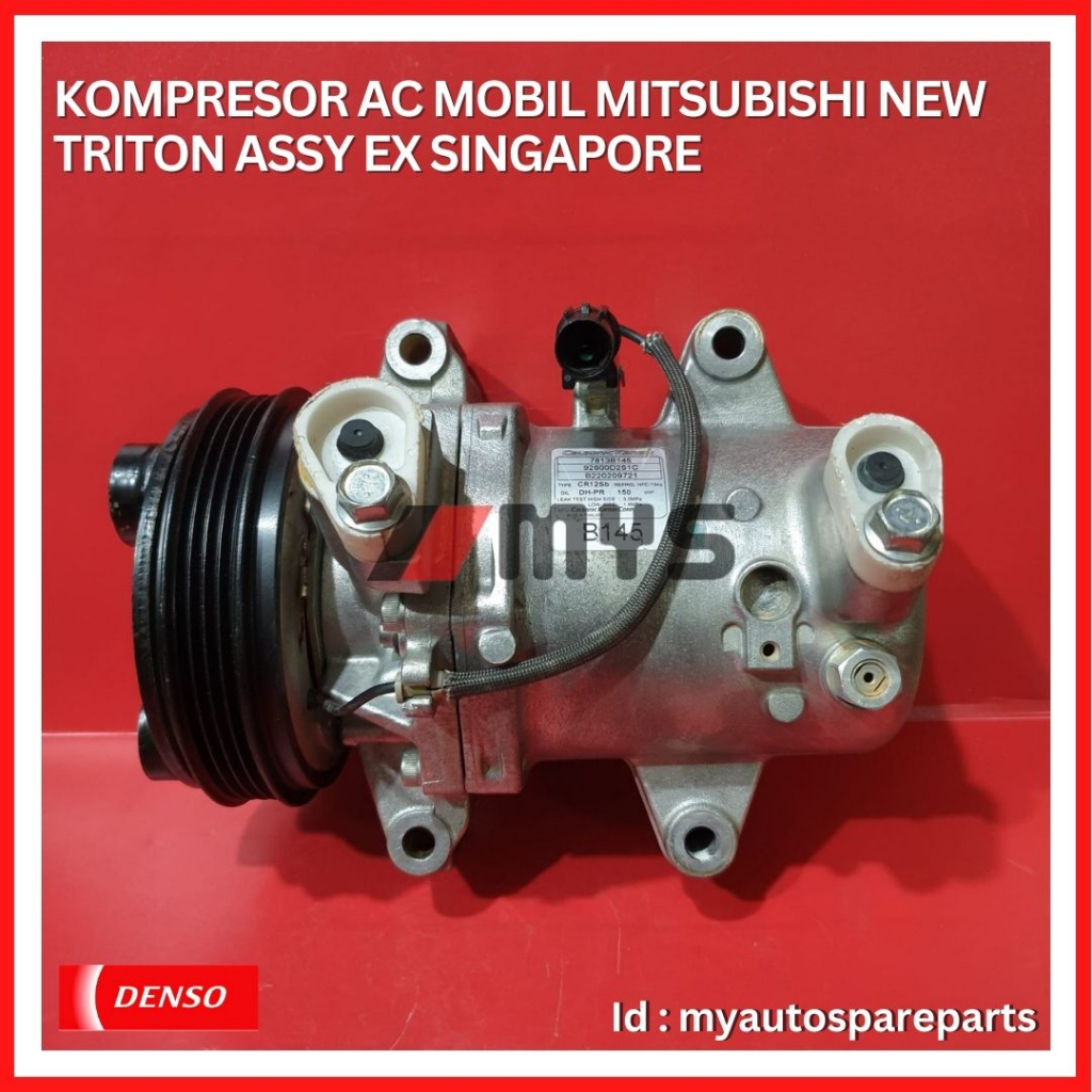 Jual KOMPRESOR AC Mobil MITSUBISHI New Triton All New Triton COMPRESSOR ...