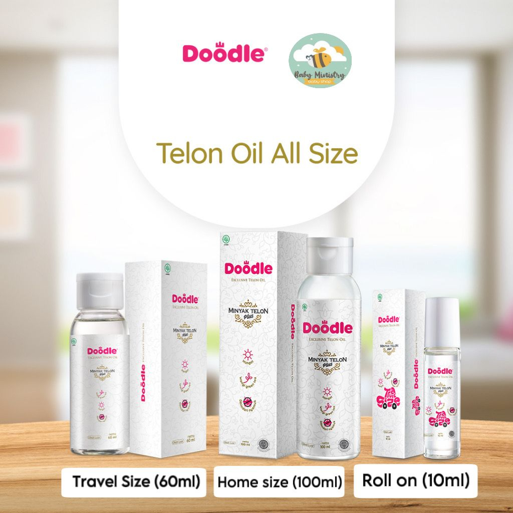 Jual DOODLE TELON OIL // MINYAK TELON DOODLE 100ML (AROMA GREENTEA ...
