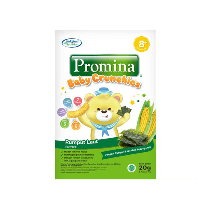 Jual Promina Snack Baby Crunchies Rumput Laut 20g (seaweed) | Shopee ...